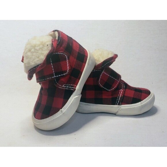Sesame Street | Shoes | Elmo Sesame Street Red Black Buffalo Check ...